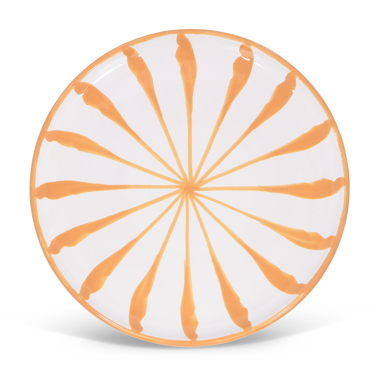 Dinner plate with candy cane stripes – Pomelo Casa