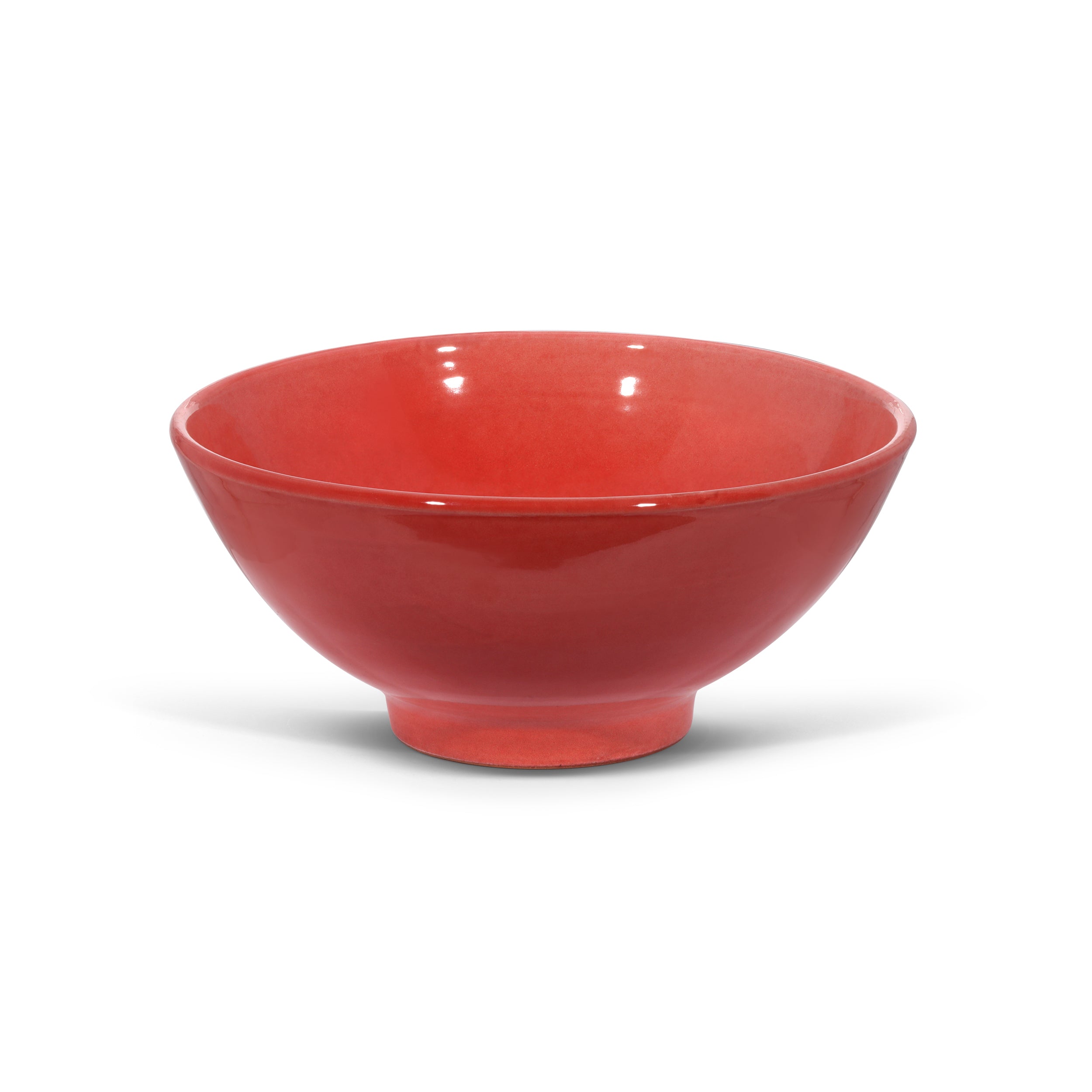 Medium bowl with coral glaze – Pomelo Casa